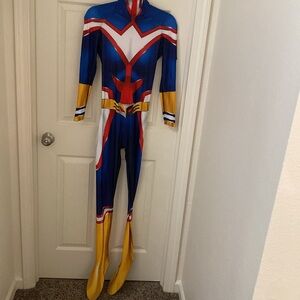 Other | Custommade Female All Might Cosplay Costume Bodysuit Bnha Mha ...